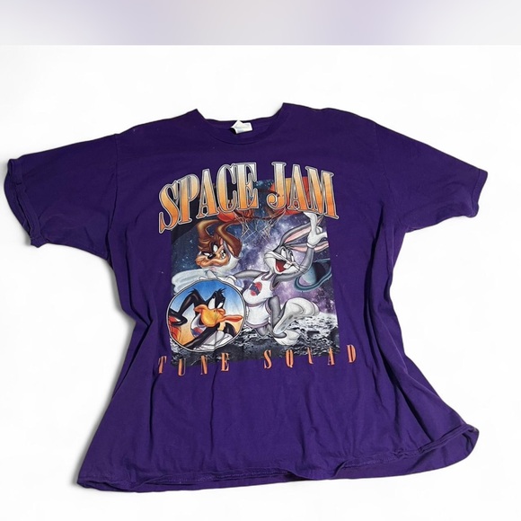 Port and Company | Shirts | Space Jam Purple Tshirt | Poshmark